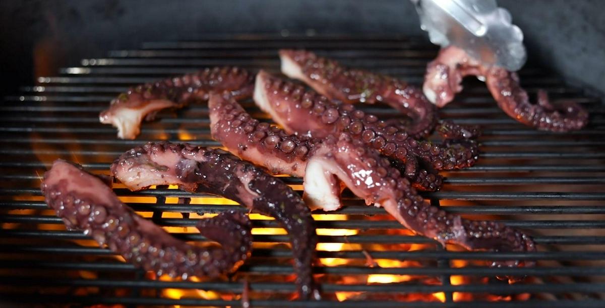 Sous Vide Grilled Octopus