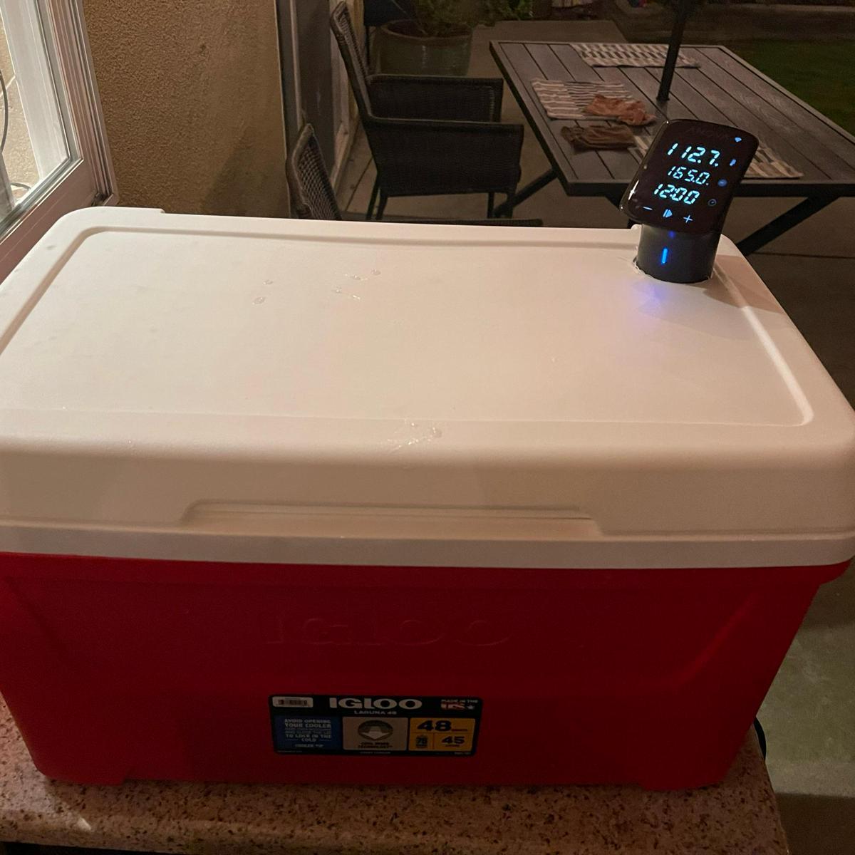 Feed an Army Cook in a cooler